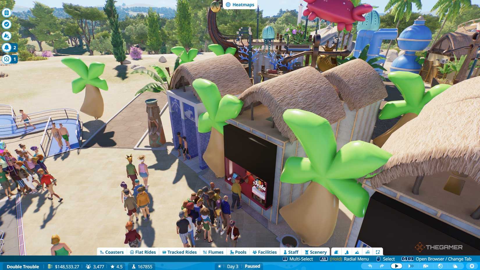All Objectives In The Double Trouble Scenario In Planet Coaster 2
