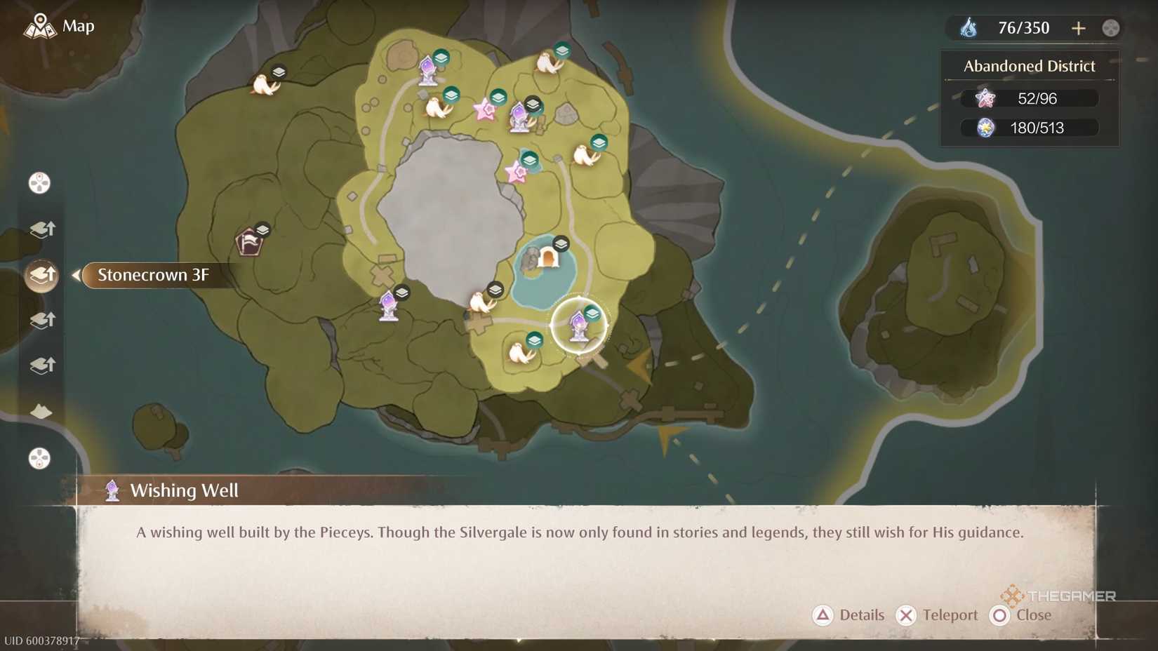 Every Warp Spire Location In Infinity Nikki