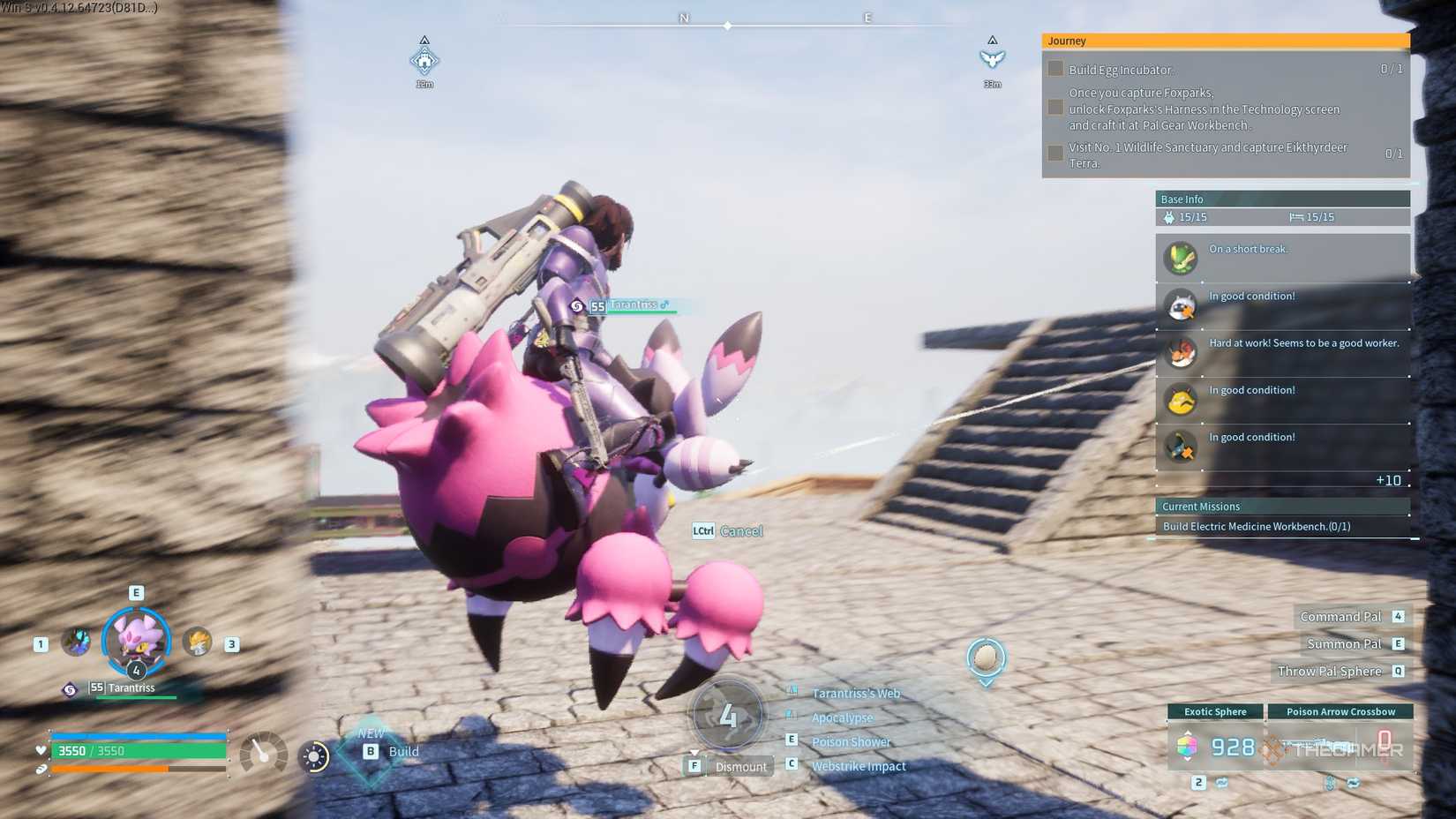 Where To Find Tarantriss In Palworld