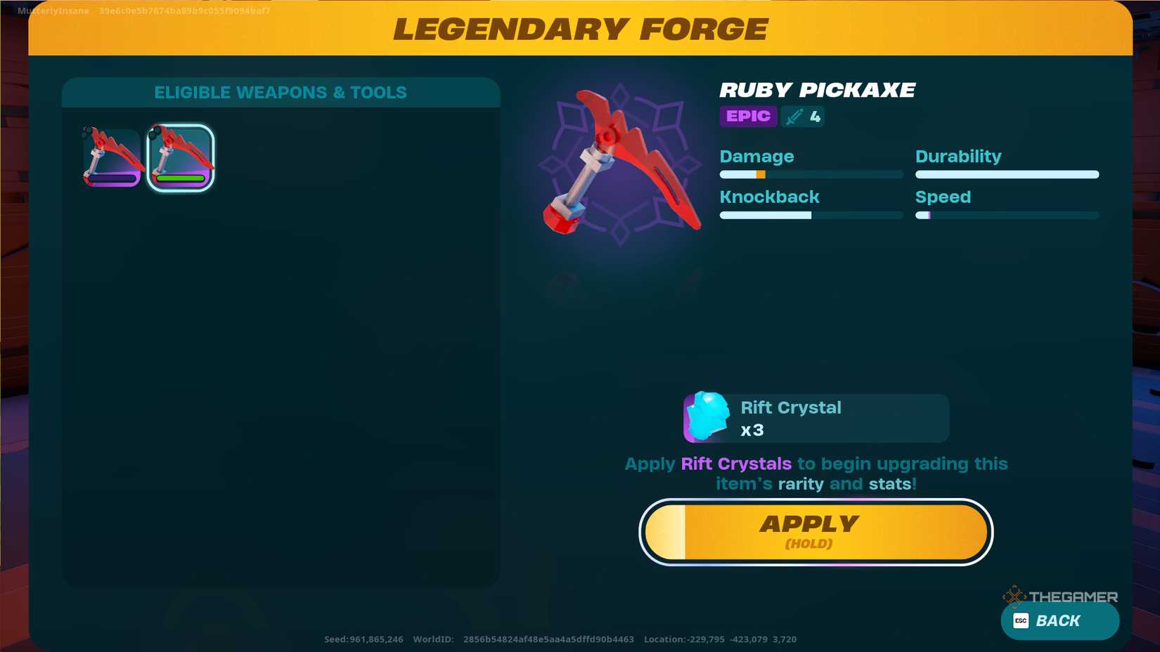 How To Craft The Legendary Forge In Lego Fortnite Odyssey