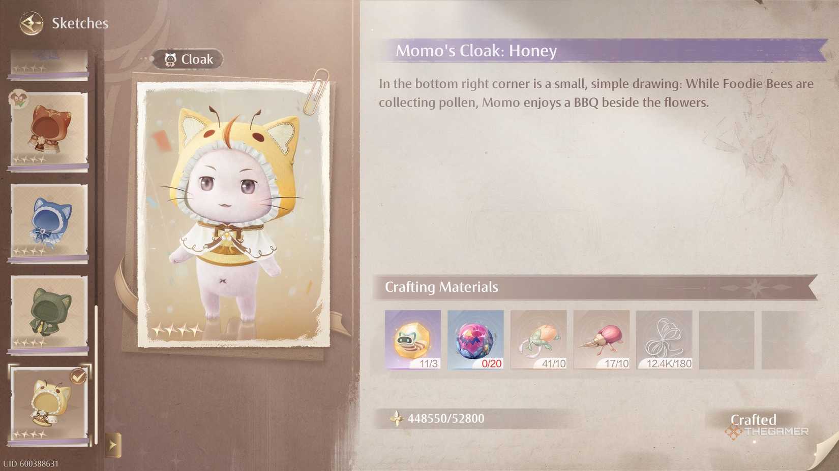 Every Cloak For Momo In Infinity Nikki
