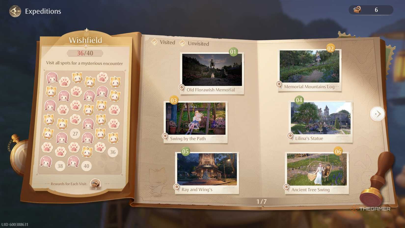 Every Expedition Photo Spot And Where To Find It In Infinity Nikki