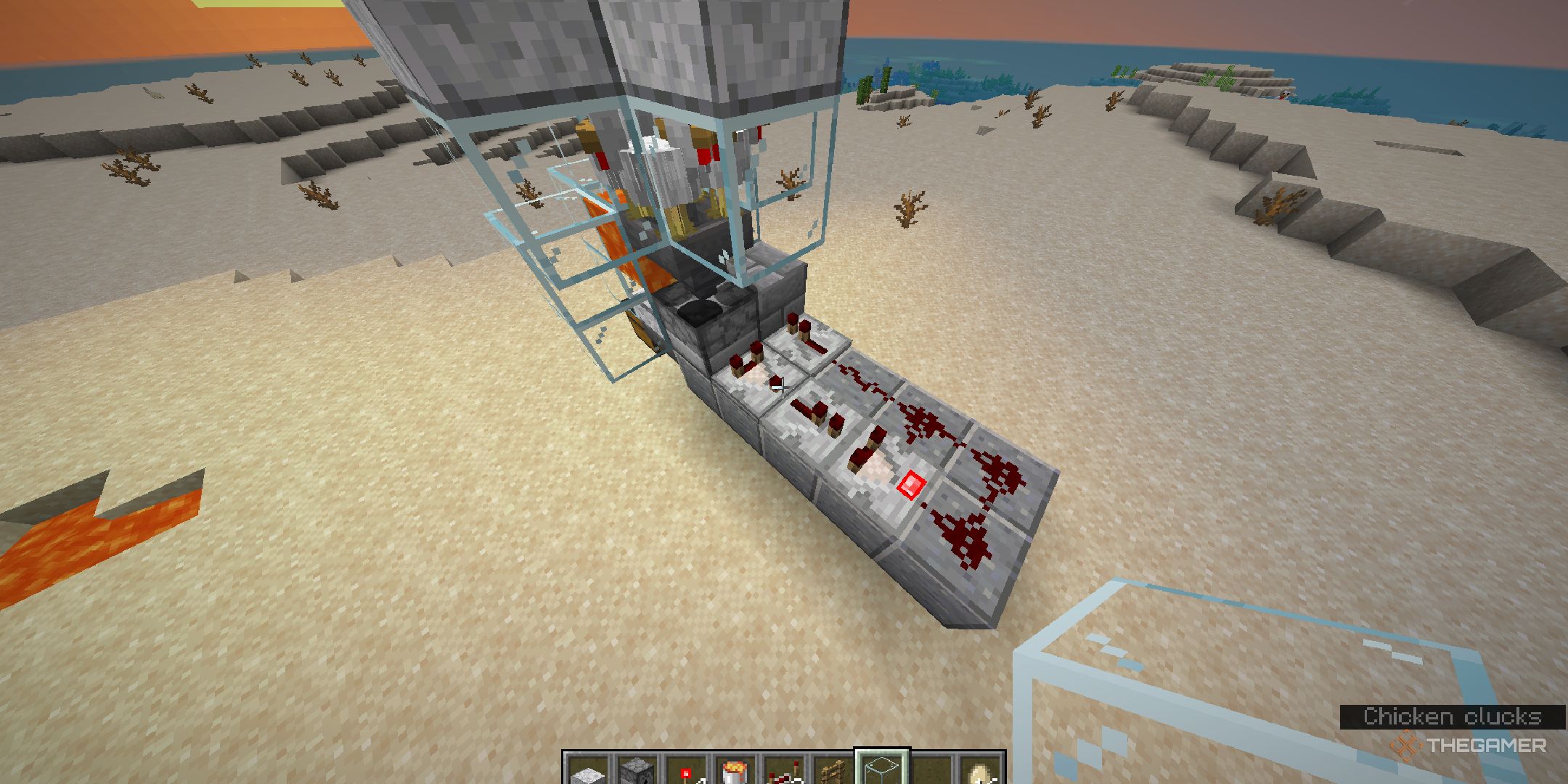 Minecraft Cooked Chicken Machine EASY Automatic Chicken Farm In