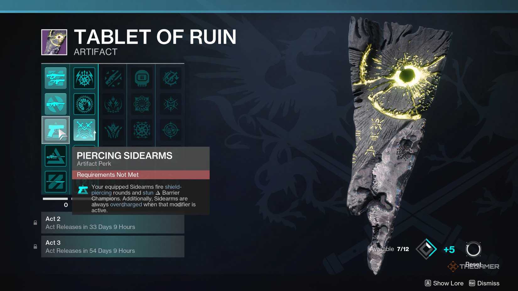 The Best Tablet Of Ruin Seasonal Artifact Perks In Destiny 2