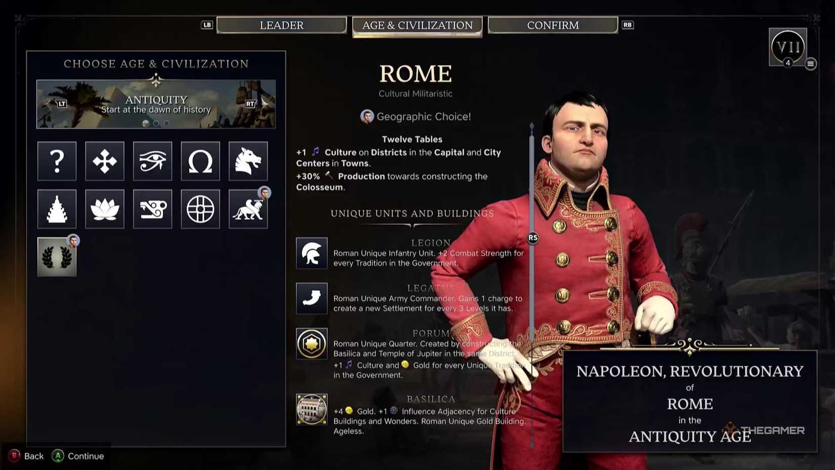 Napoleon, Revolutionary Leader Guide For Civ 7