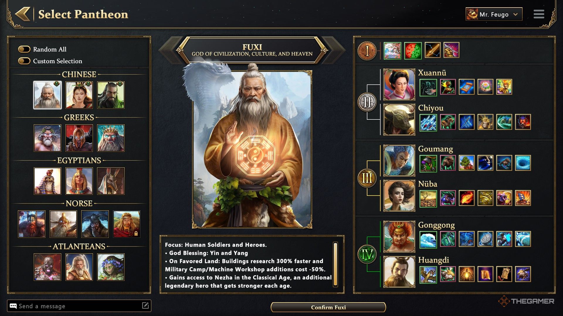 How To Play Fuxi In Age Of Mythology: Retold