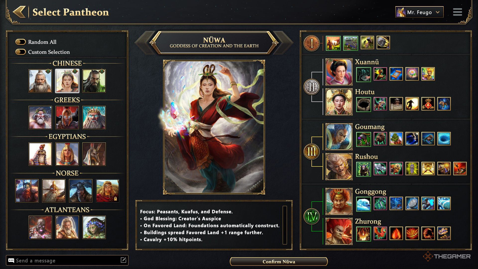 How To Play Nuwa In Age Of Mythology: Retold