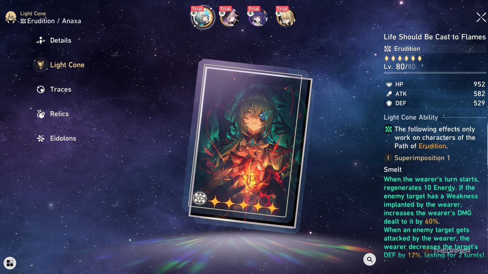 The Best Anaxa Build, Teams, Light Cones, And Relics In HSR