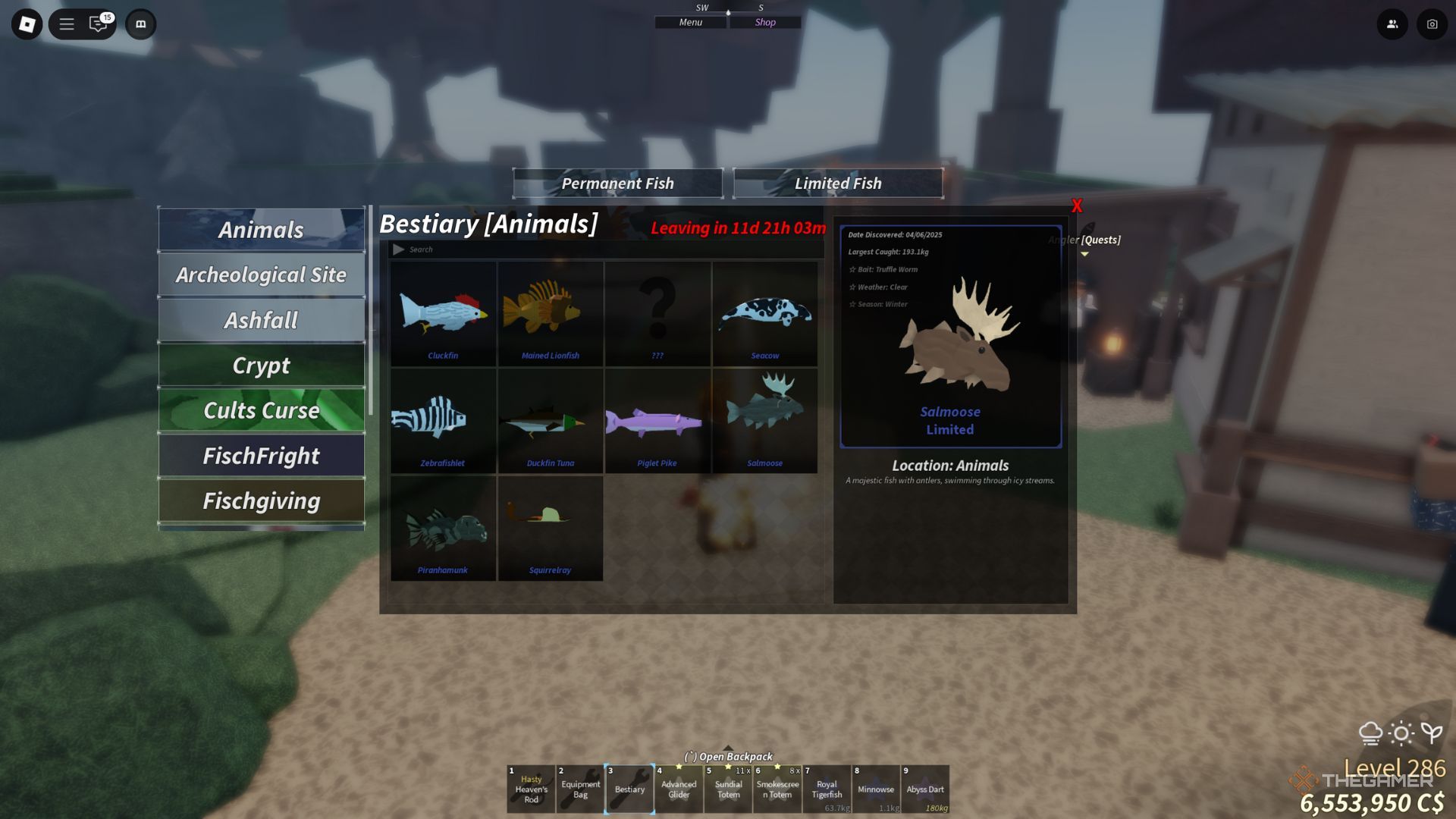 How To Complete The Sea 1 Animals Bestiary In Roblox: Fisch