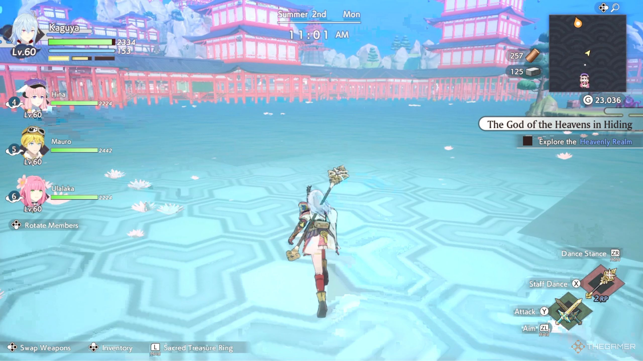 How To Get The Floating Frog Statue In Heavenly Realm In Rune Factory ...
