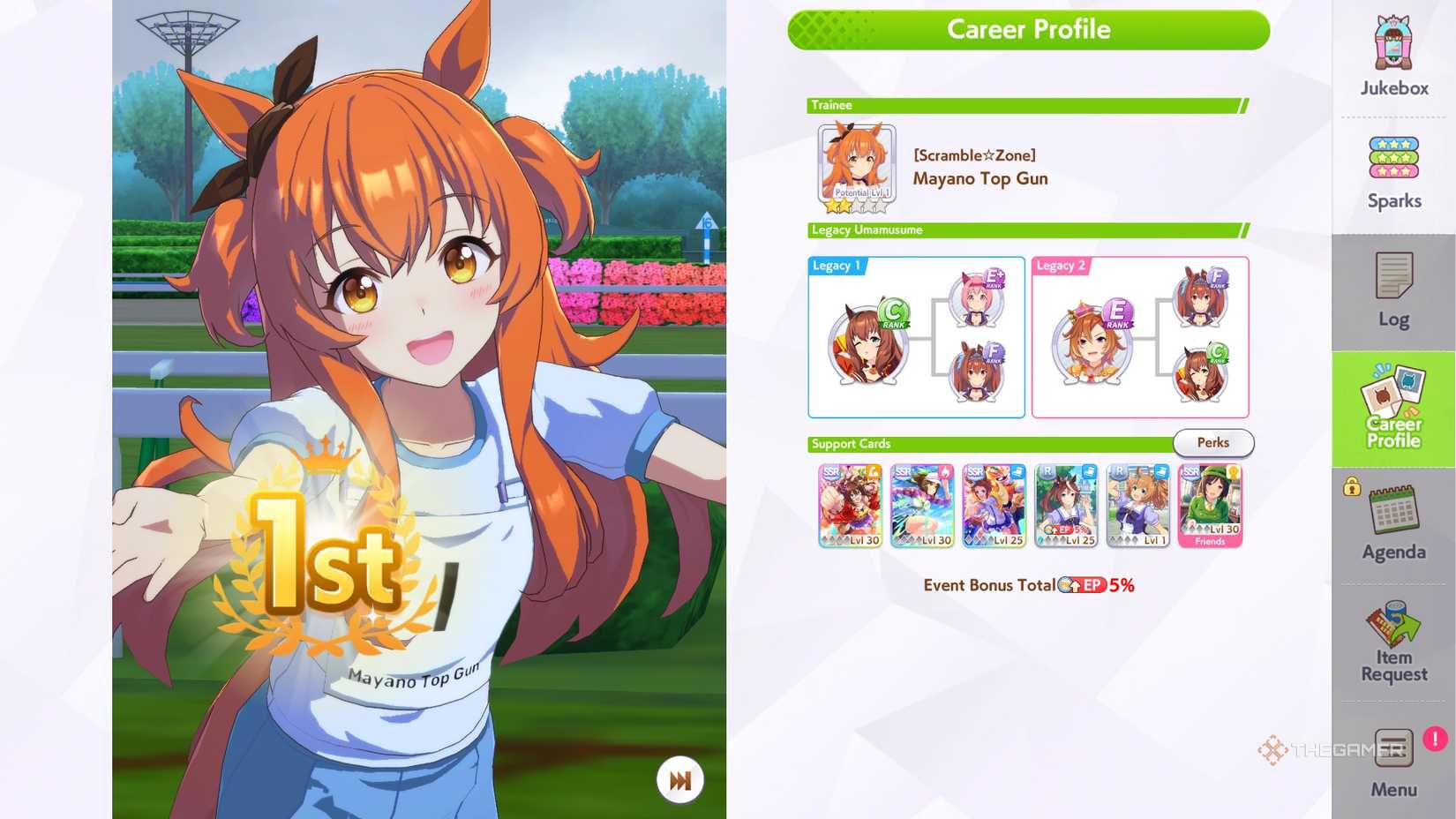 Best Stats, Skills, And Support Cards For Mayano Top Gun In Umamusume ...