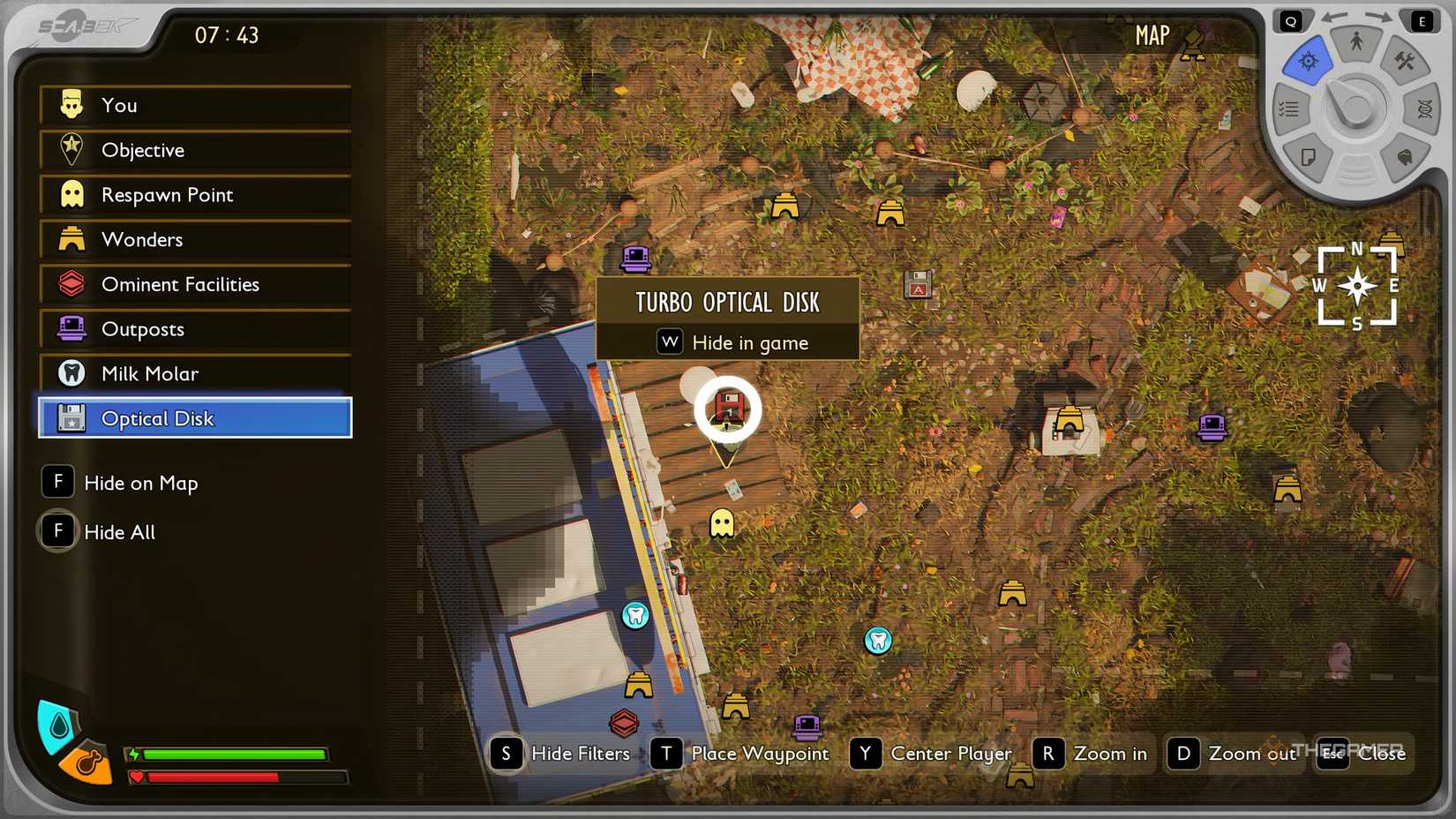 Where To Find All Optical Disks In Grounded 2